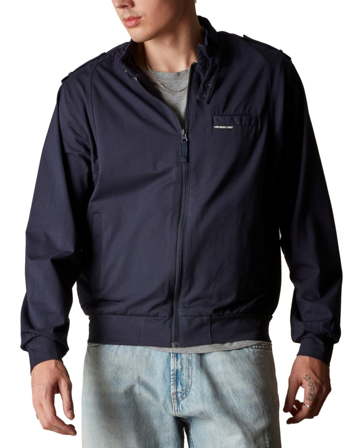 Click here for Members Only Mens Athletic Club Jacket - Navy prices