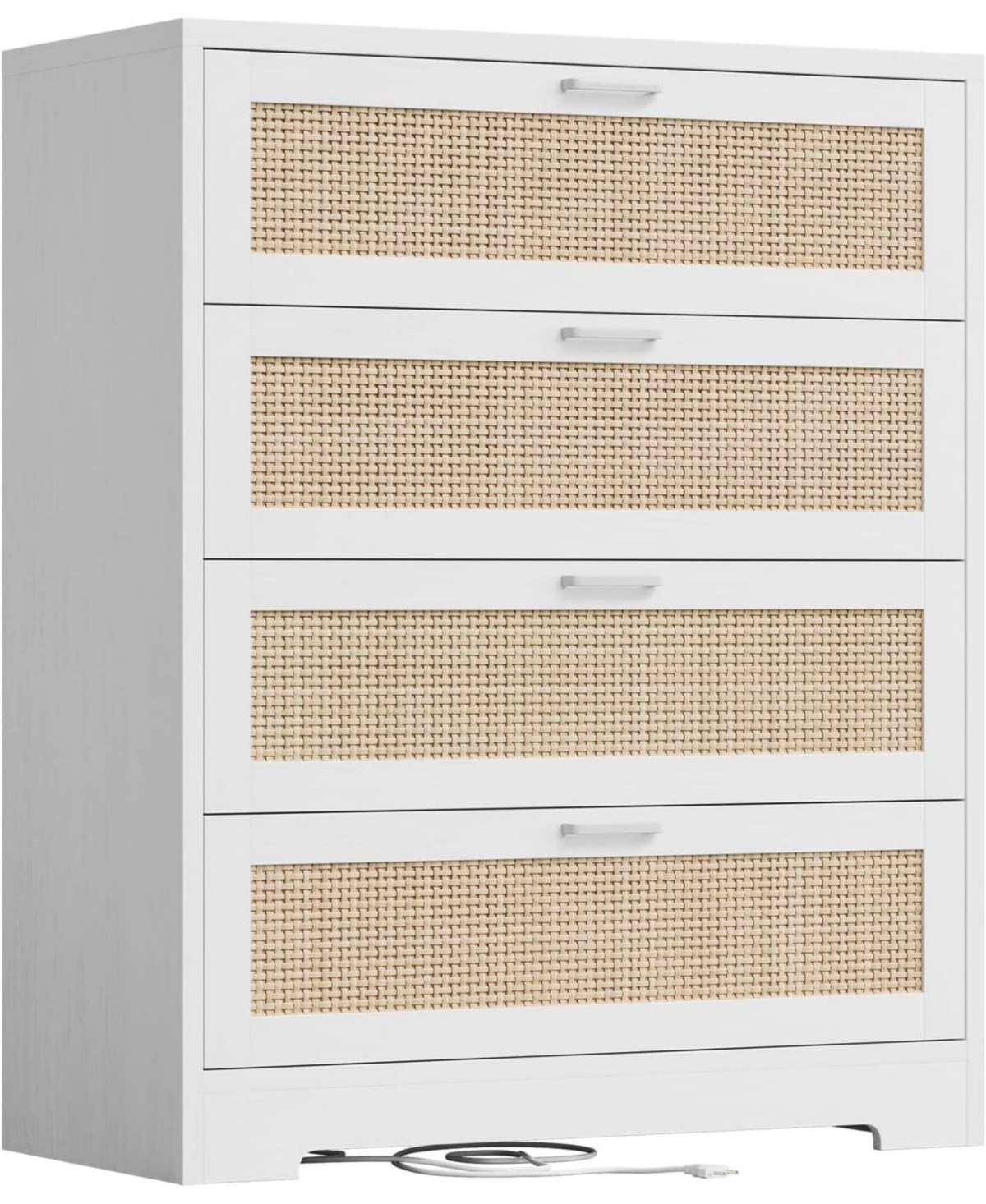 Click here for gaomon 4 Drawer Dresser Rattan Dresser  Tall Chest... prices