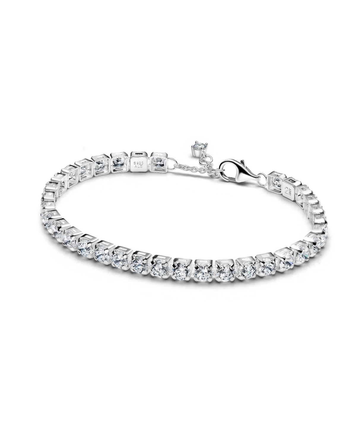 Click here for Pandora Sterling Silver Sparkling Bold Tennis Brac... prices