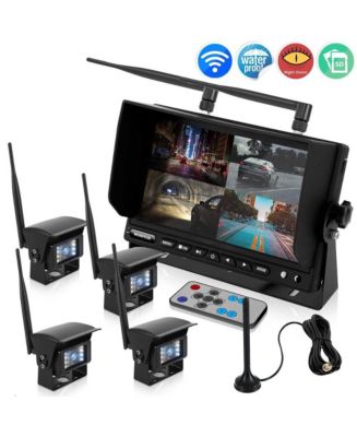 Pyle Backup Cameras & Monitor System, 7 Display, Quad-View, Night Vision, Wireless - Macy's