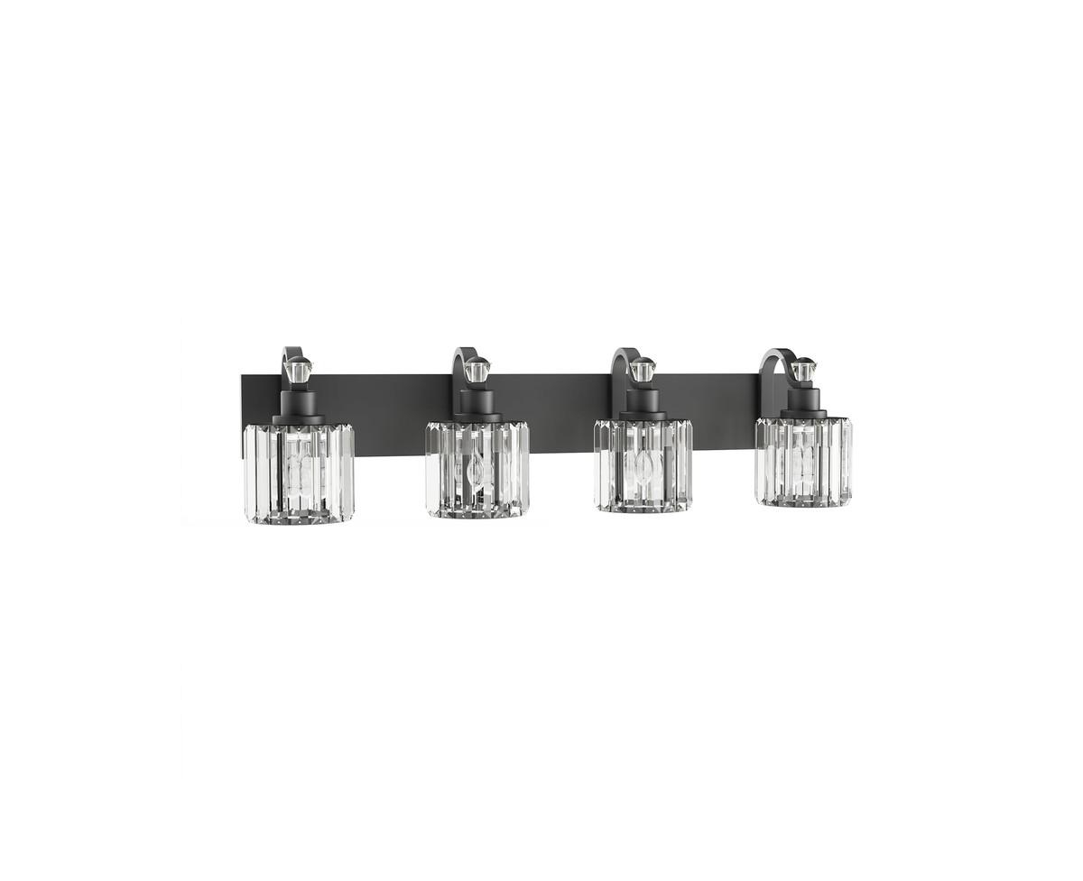 Click here for gaomon Modern Crystal Bathroom Vanity Lights Black... prices