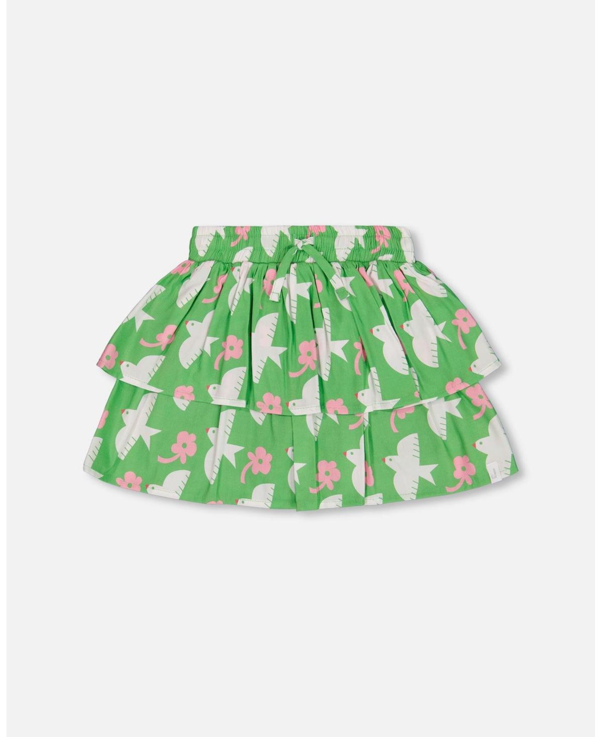 Click here for Deux par Deux Big Girls Tiered Elastic Waist Skirt... prices