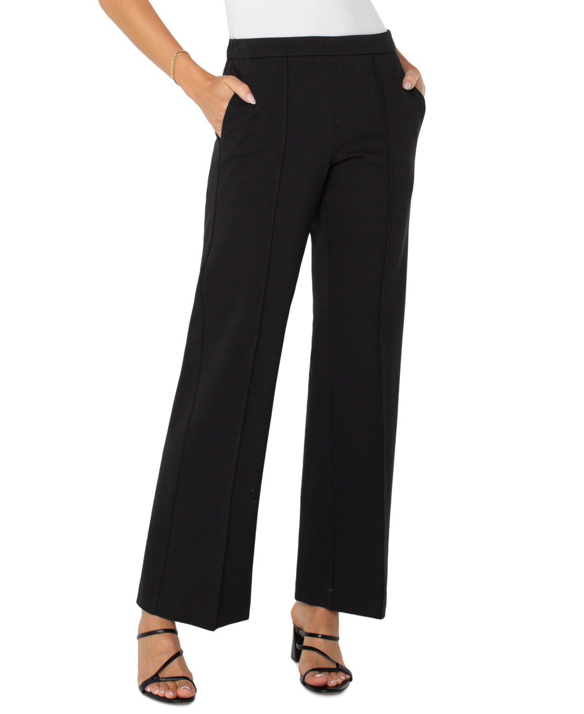 Click here for Liverpool Los Angeles Petite Pull-On Wide-Leg Pant... prices