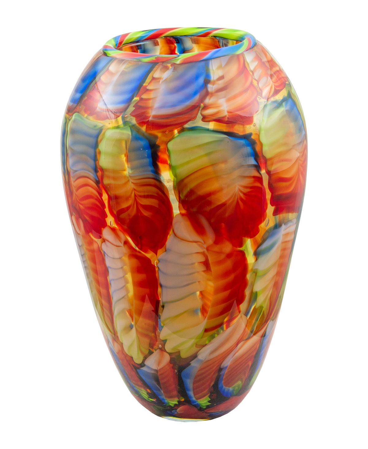 Click here for Dale Tiffany 13.75 Adoro Art Glass Vase - Red prices