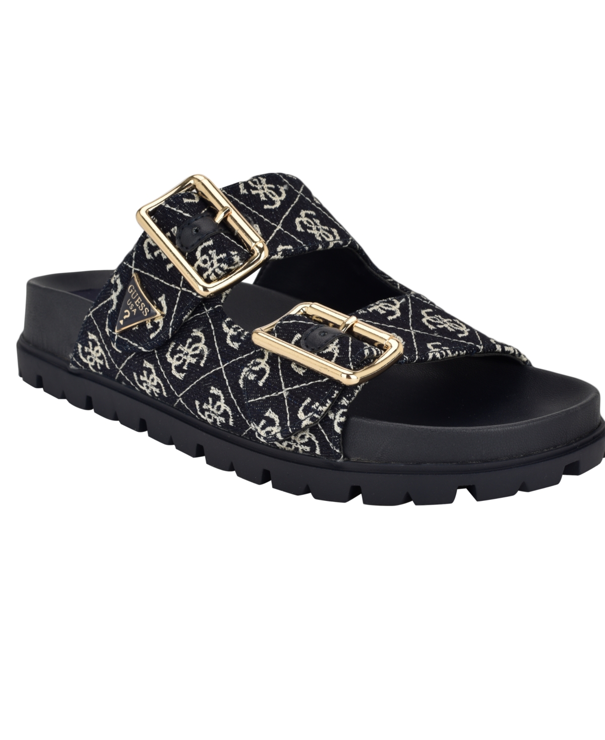 Click here for Guess Womens Fasten Double-Buckle Footbed Sandals... prices