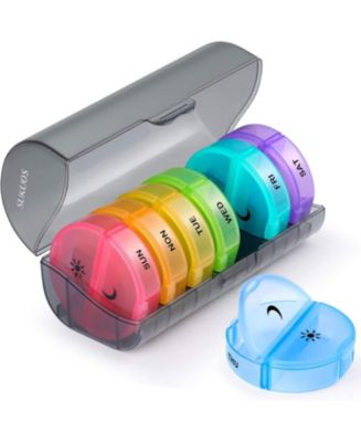 Sukuos Weekly Pill Organizer 7 Day 2 Times a Day - Macy's