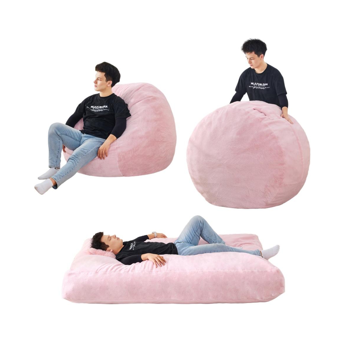 Click here for The Pop Home Giant Bean Bag Chair Bed Comfortable... prices