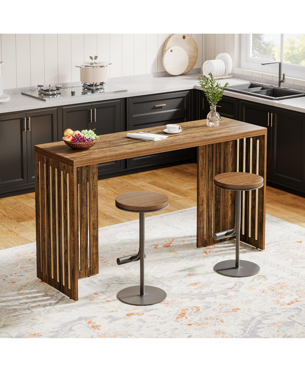 Click here for Tribesigns Bar Table  63-Inch Counter Height Pub T... prices