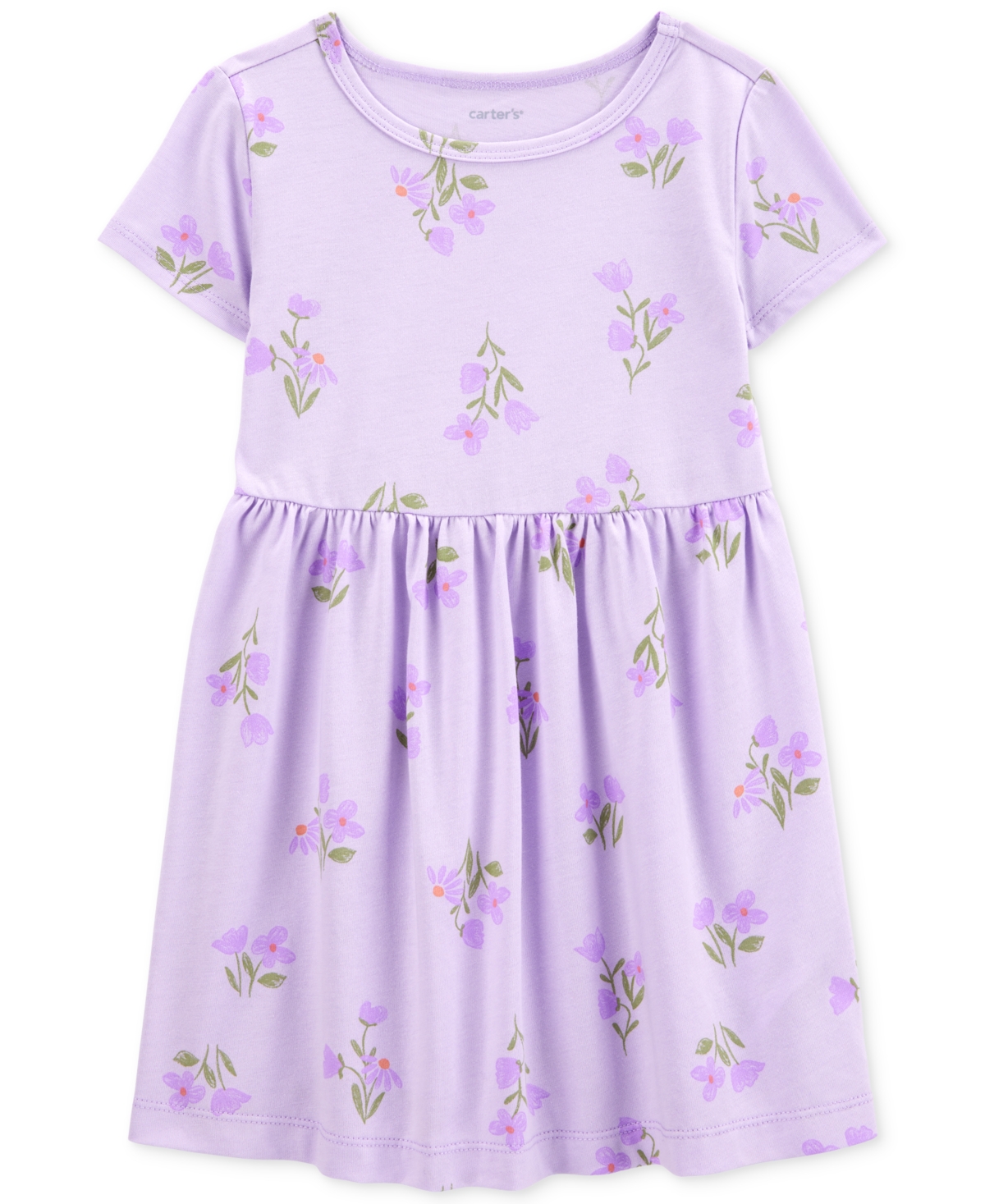 Click here for Carters Toddler Girls Floral-Print Short-Sleeve Dr... prices