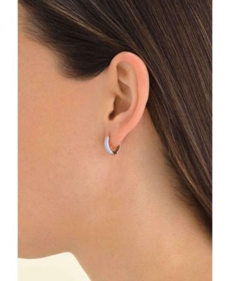 ROSEFIELD Candy Pop Huggies In 14K Yellow Gold Plated Stainless Steel ...