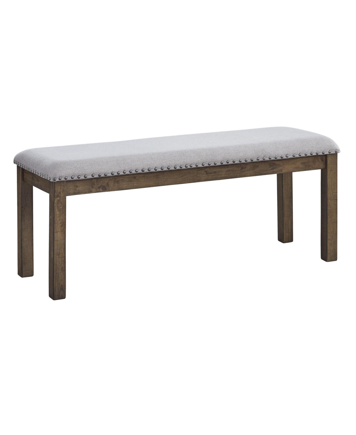 Click here for Slickblue Nailhead Trim Wooden Dining Bench with F... prices