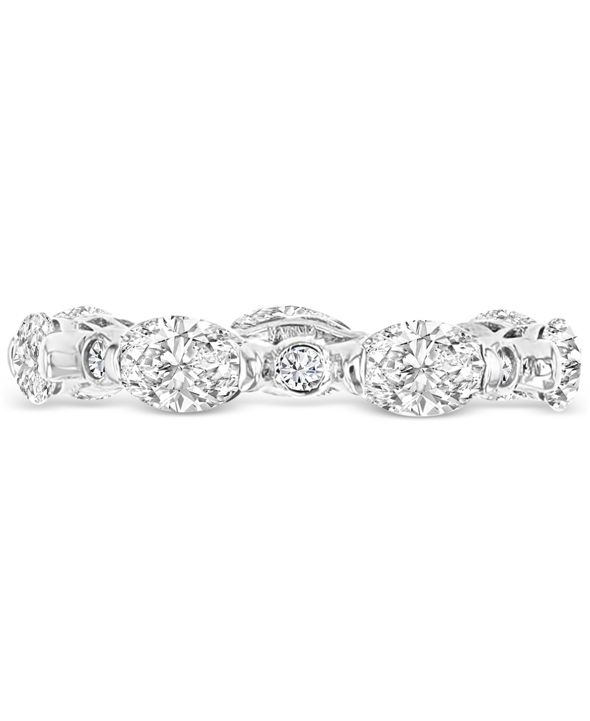 Click here for Blue & White Cubic Zirconia Band Ring (5-7/8 ct. t... prices