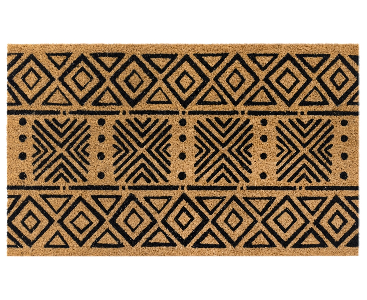 Liora Manne Natura Mudcloth 2x3 Area Rug - Black