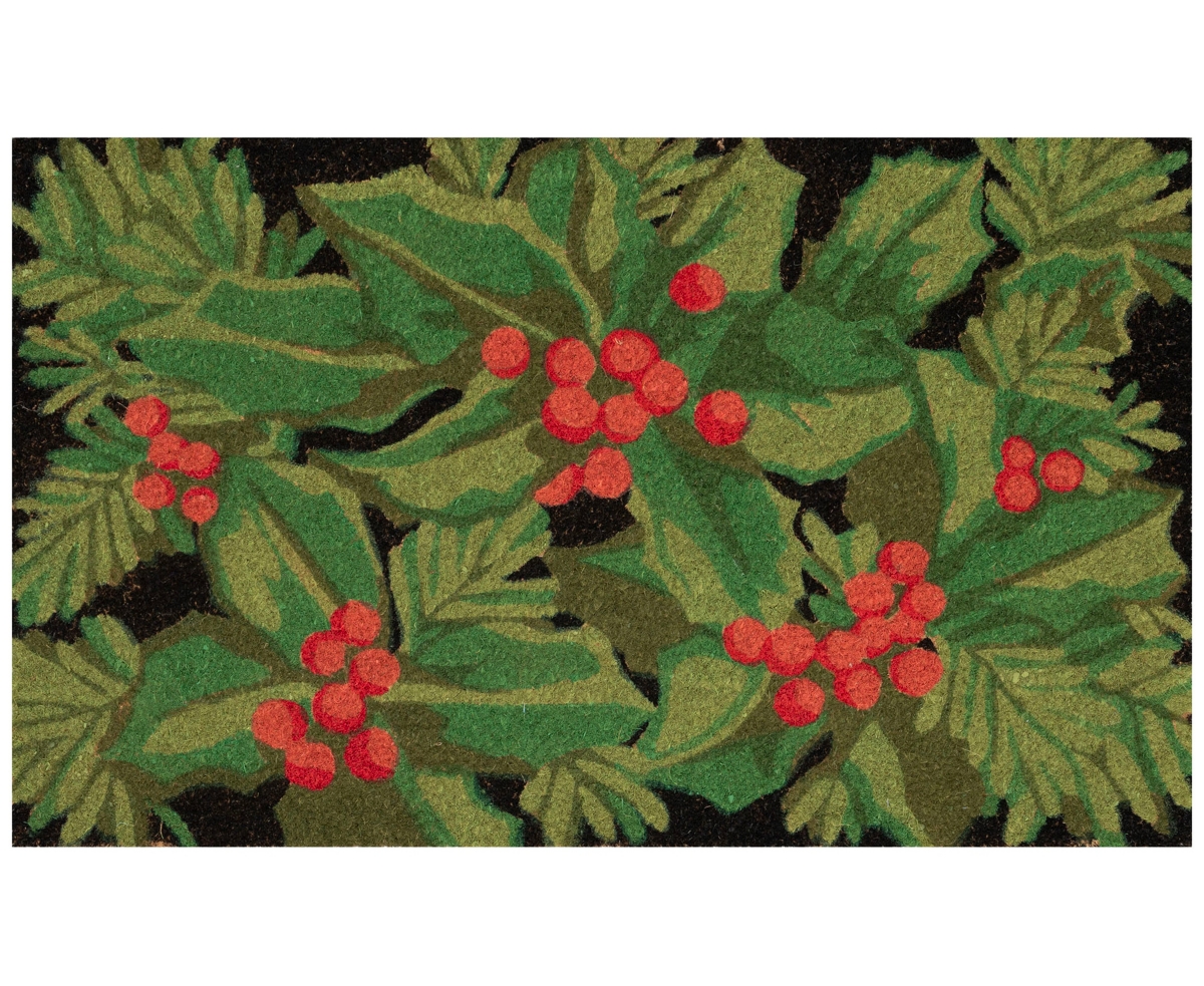 Click here for Liora Manne Natura Hollyberries 16x26 Area Rug - B... prices