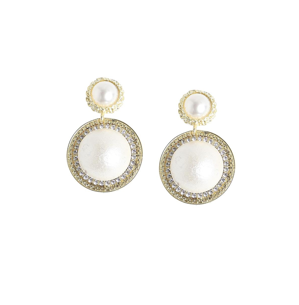 Click here for Party Drop Earrings - White prices