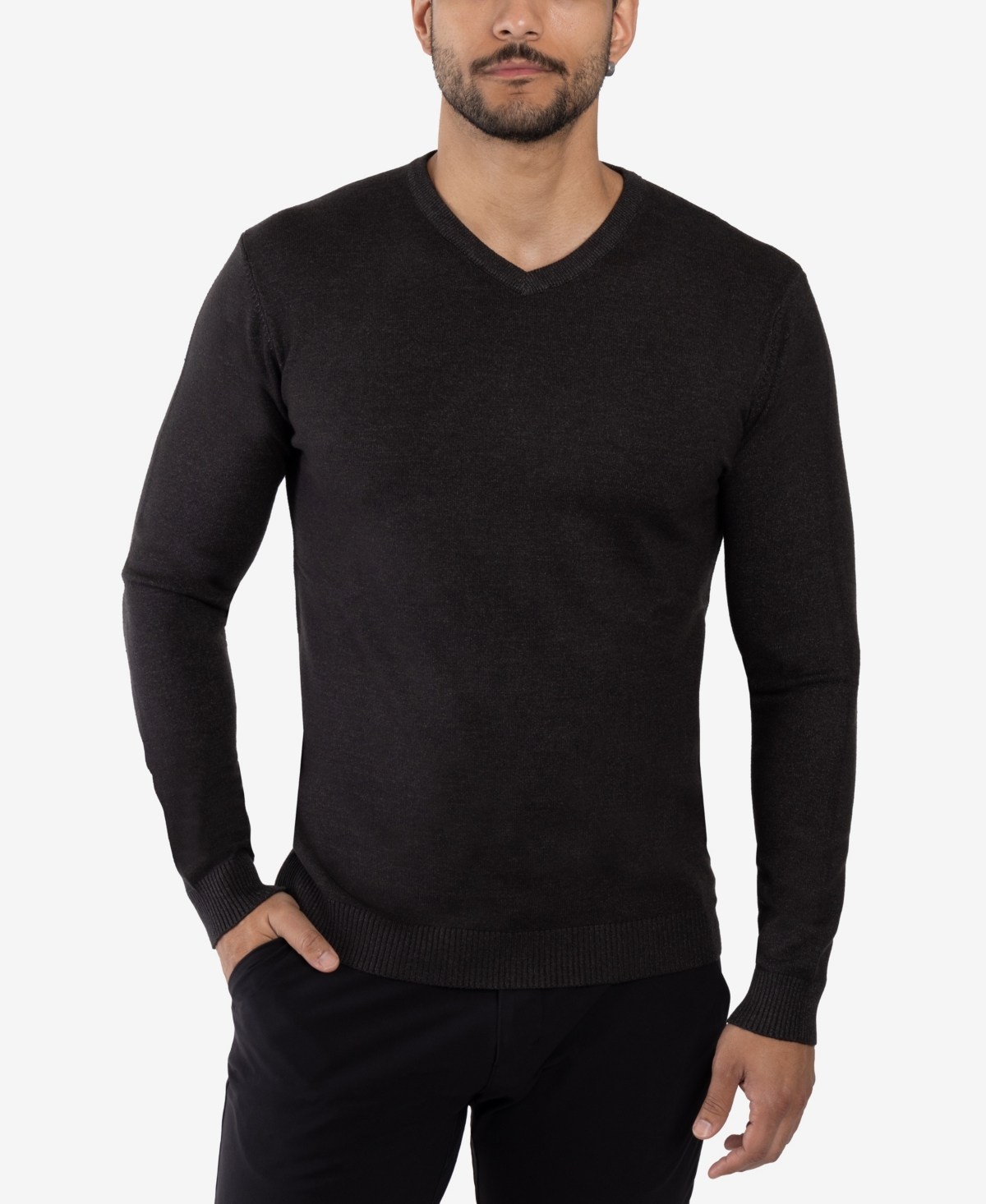 Click here for X-Ray Mens Basic V-Neck Pullover Midweight Sweater... prices