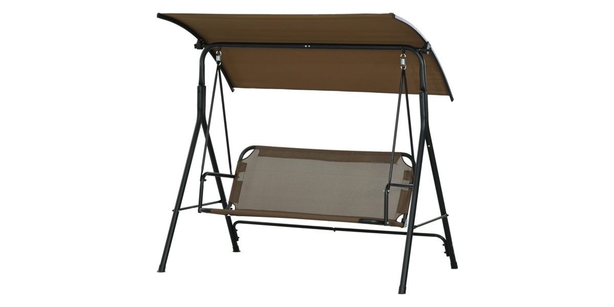 Click here for Slickblue 3-Seat Outdoor Patio Swing Chair with Cu... prices