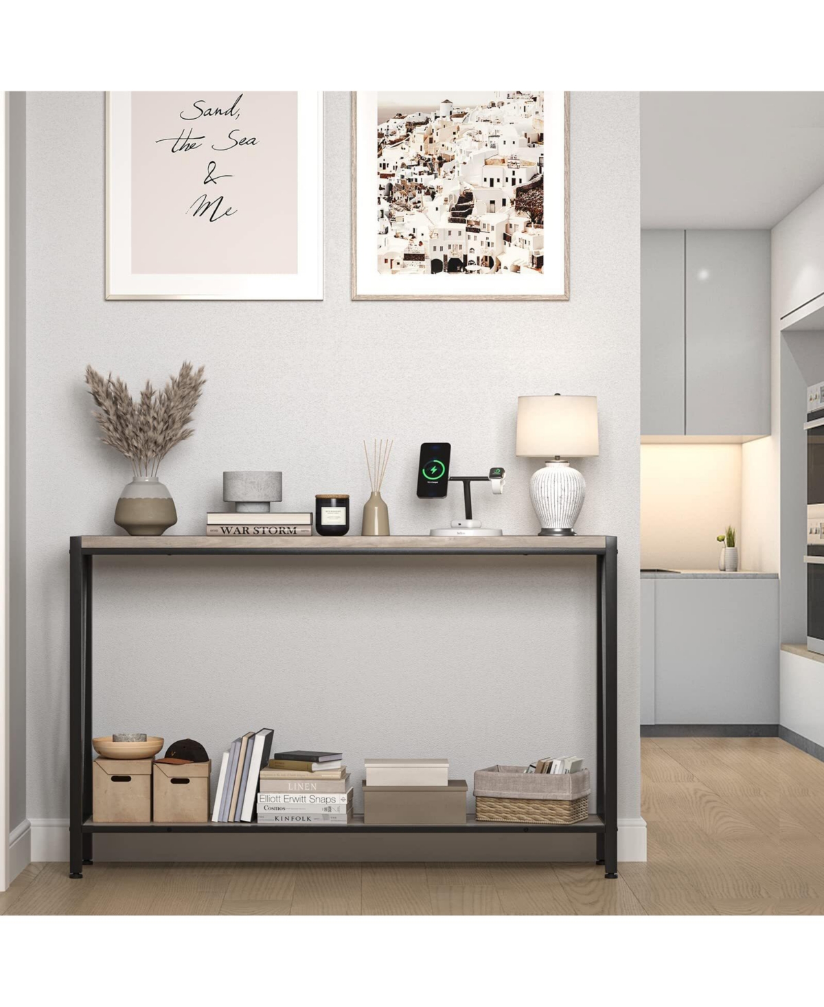 Click here for gaomon Side Table Entryway Table 2-Tier Console Ta... prices