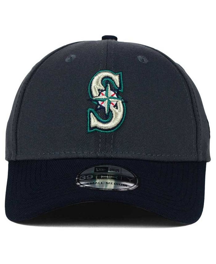 New Era Seattle Mariners Graphite Team Classic 39THIRTY Cap - Macy's