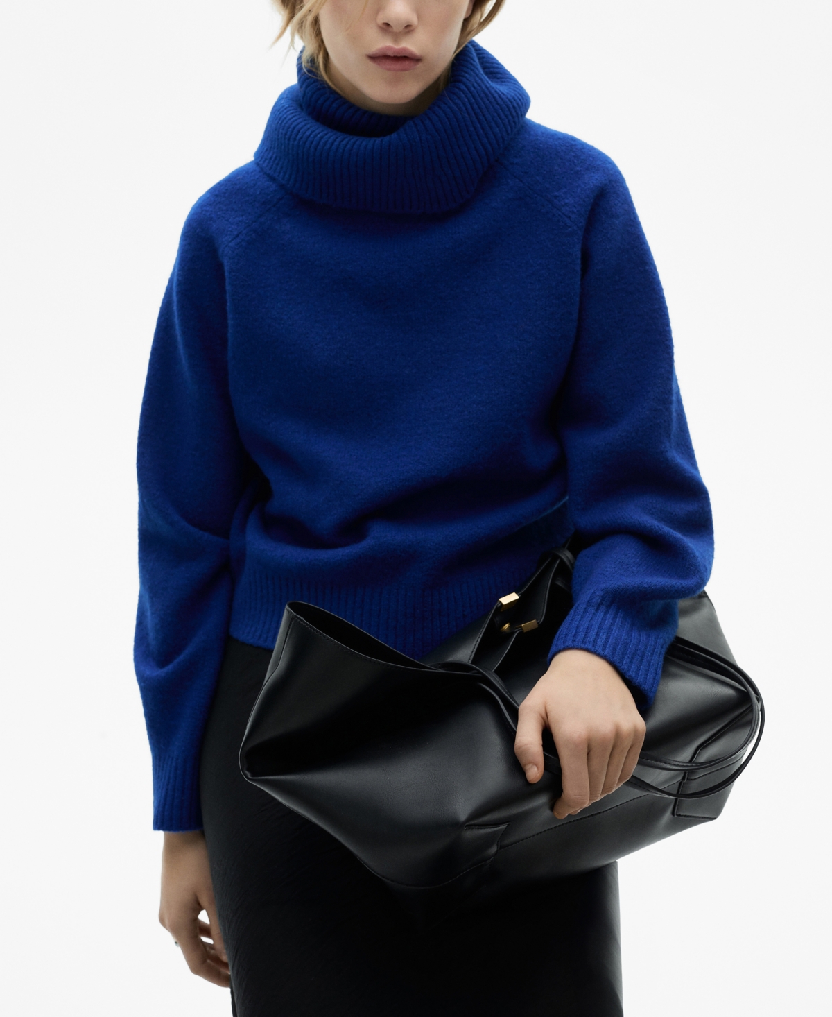 Click here for Mango Womens Turtleneck Knitted Sweater - Vibrant... prices