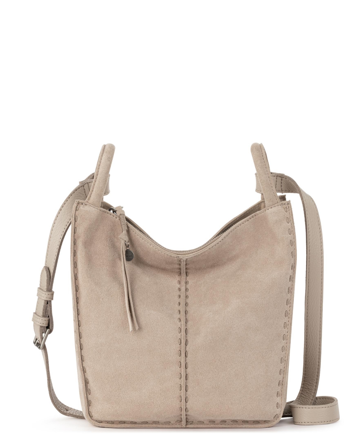 Click here for The Sak Los Feliz Leather Medium Crossbody Bag - S... prices