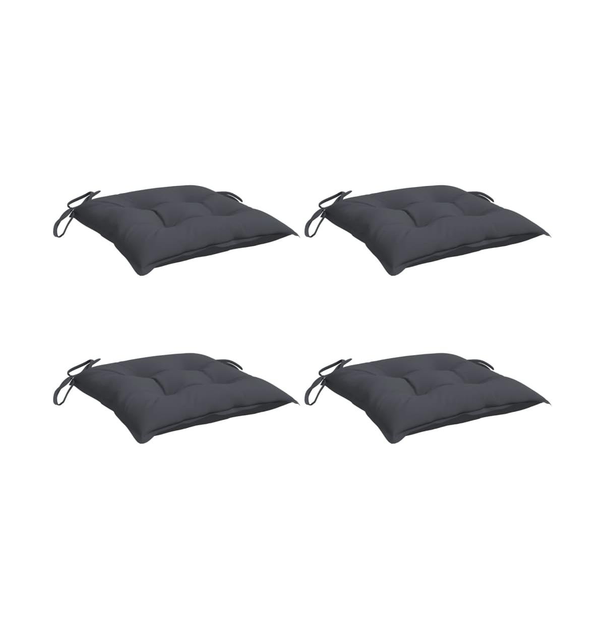 Click here for Chair Cushions 4 pcs Anthracite 15.7x15.7x2.8 Oxfo... prices