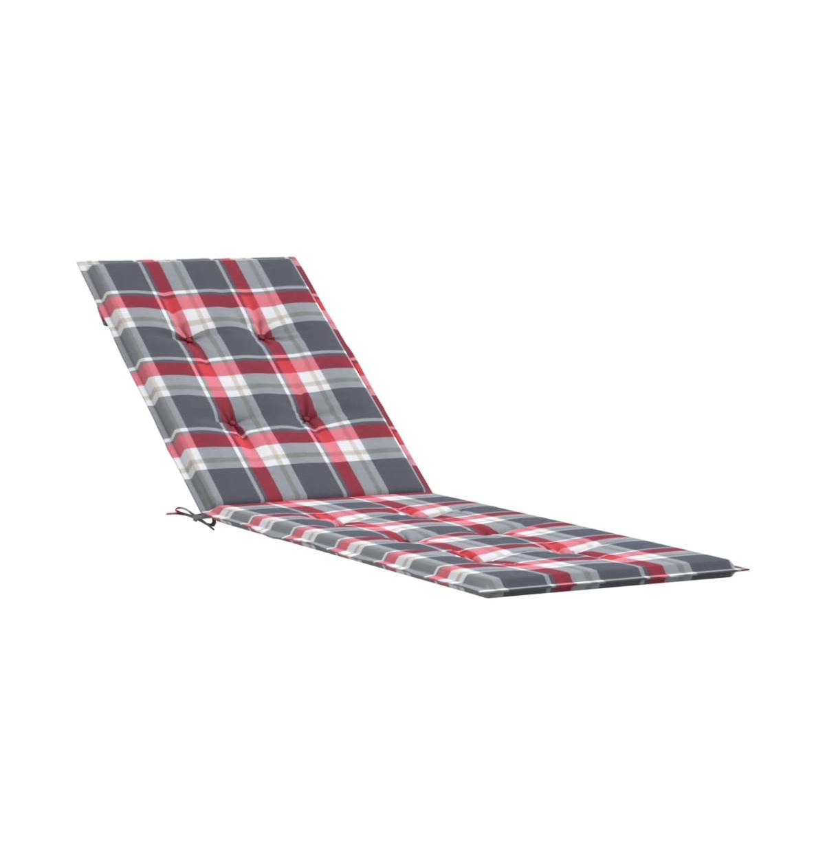 Click here for vidaXL Deck Chair Cushion Red Check Pattern (29.5+... prices