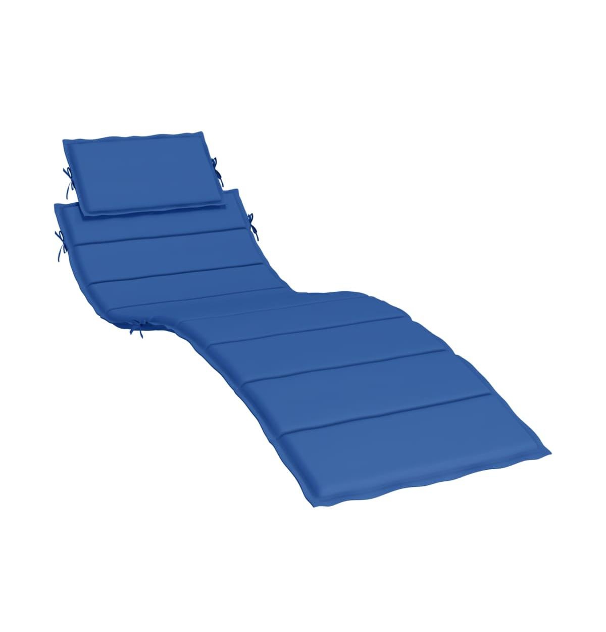 Click here for Sun Lounger Cushion Royal Blue 73.2x22.8x1.6 Oxfor... prices