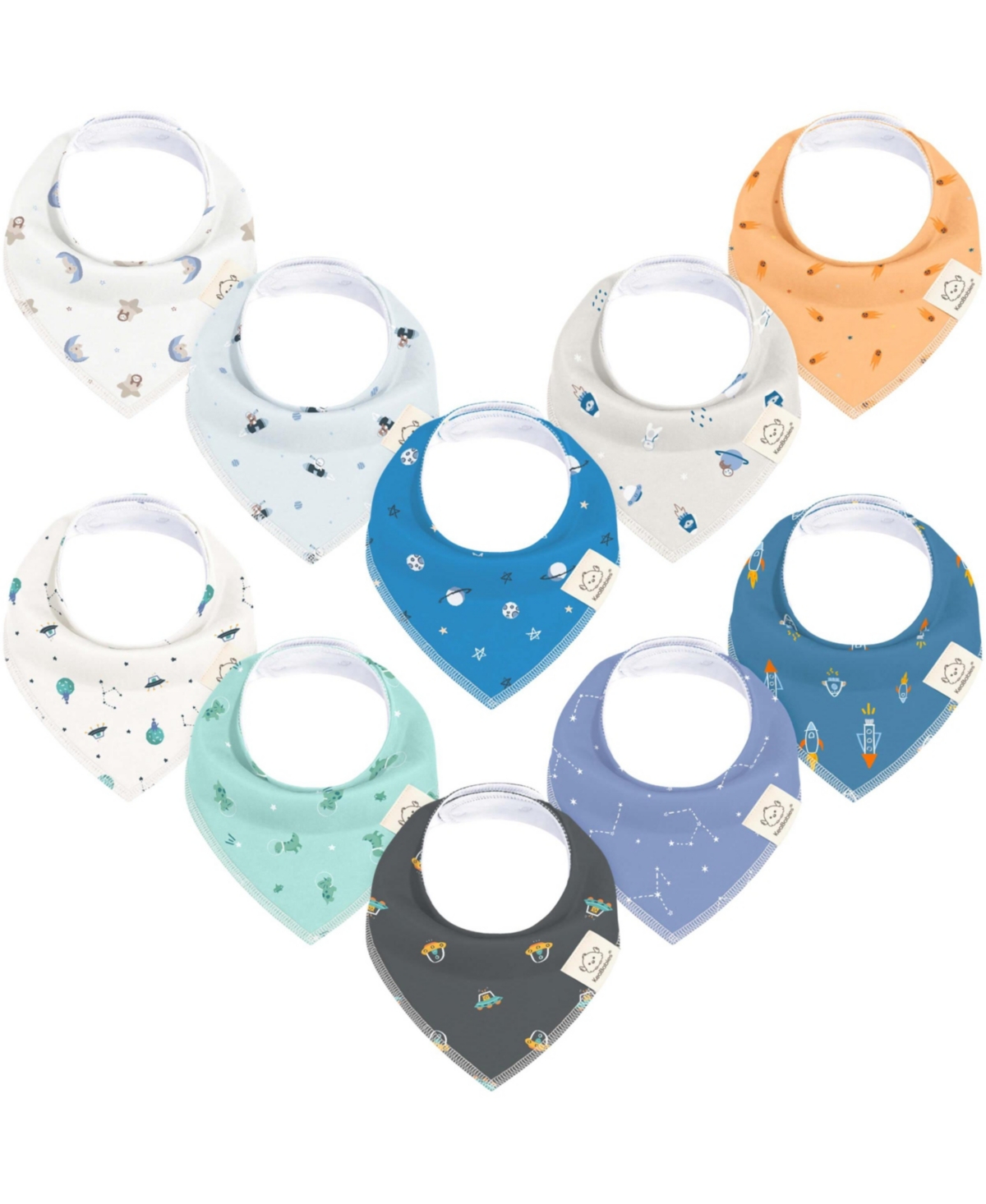 Click here for KeaBabies 10pk Baby Bandana Bibs  Cotton Baby Droo... prices