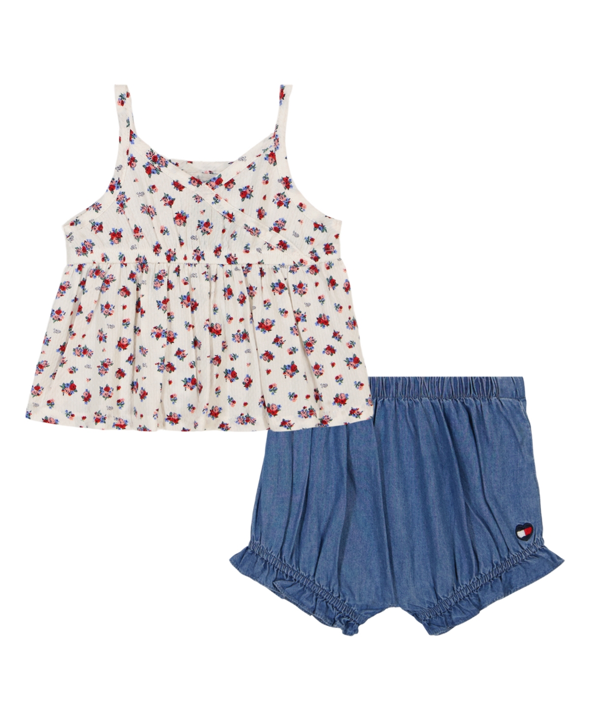 Click here for Tommy Hilfiger Baby Girl 2-Piece Floral Babydoll T... prices