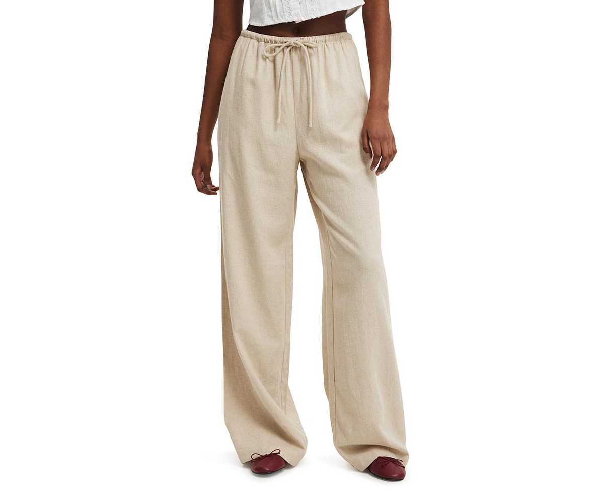 Click here for Cotton On Womens Haven Wide Leg Pant - Natural prices