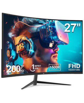 Z-EDGE 27 inch 1920 x 1080 Full HD 200 Hz 1 ms Curved Gaming Monitor ...