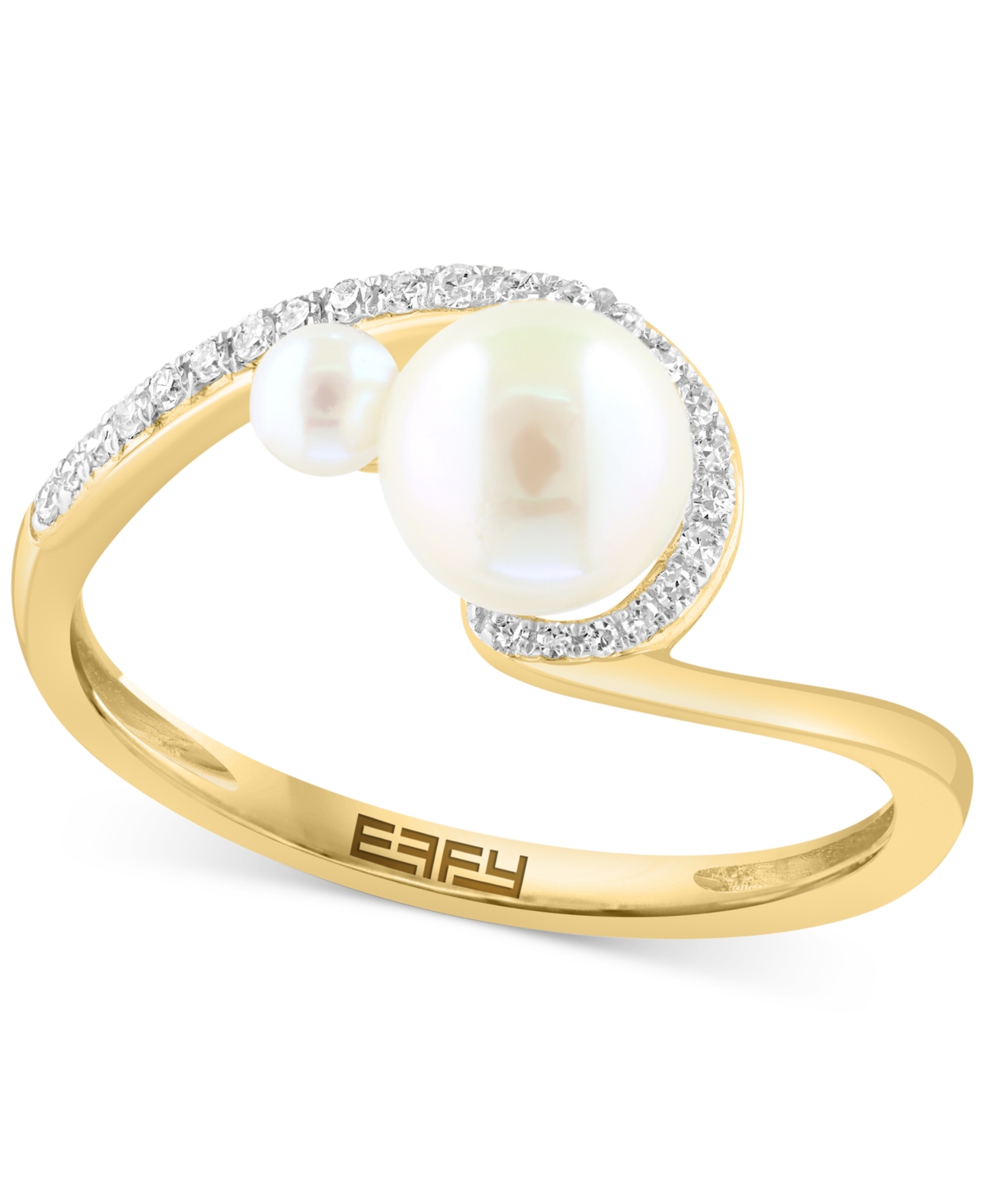 Click here for Effy Cultured Freshwater Pearl (3 & 6mm) & Diamond... prices