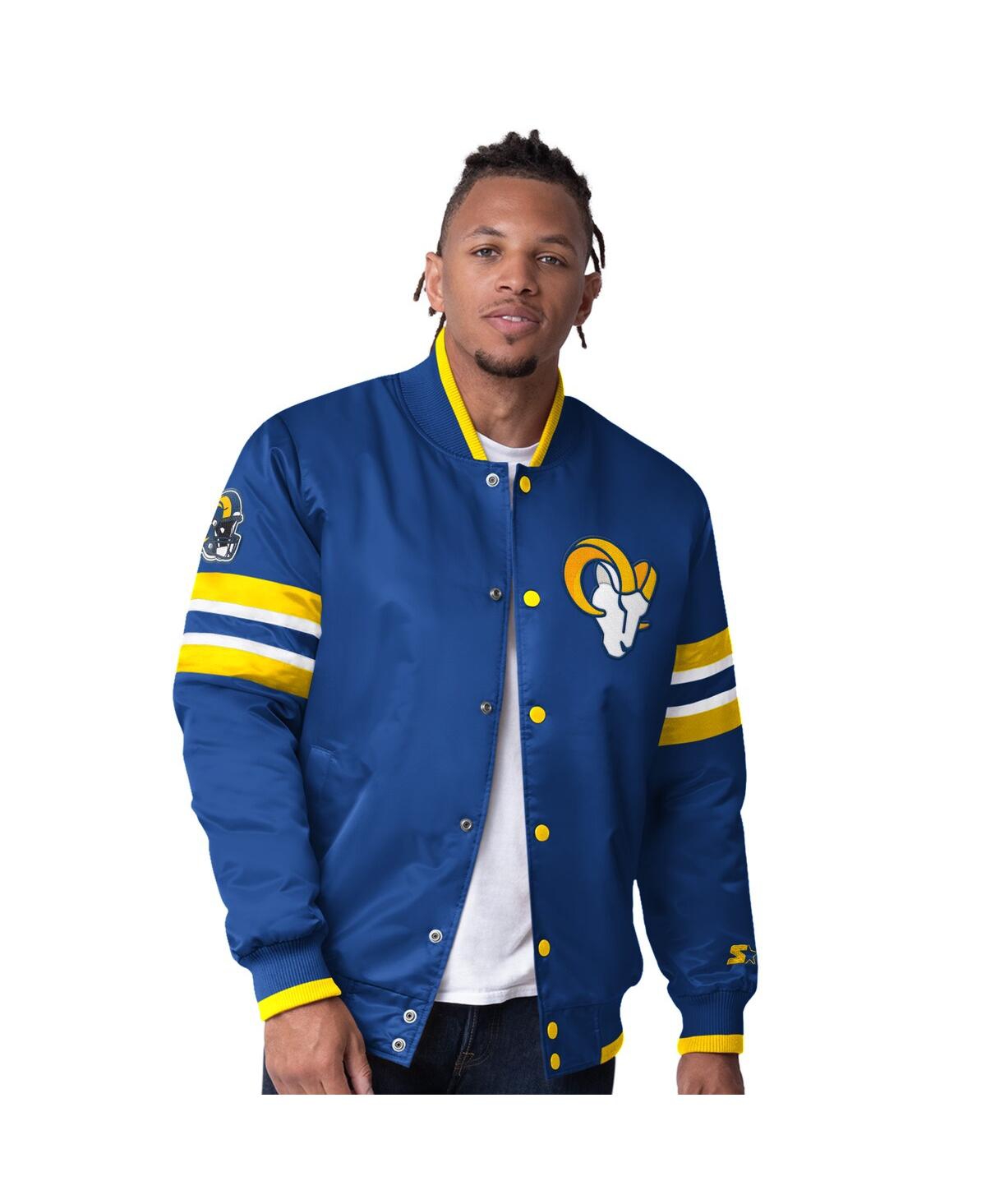 Click here for Starter Mens Royal Los Angeles Rams Scout I Full-S... prices