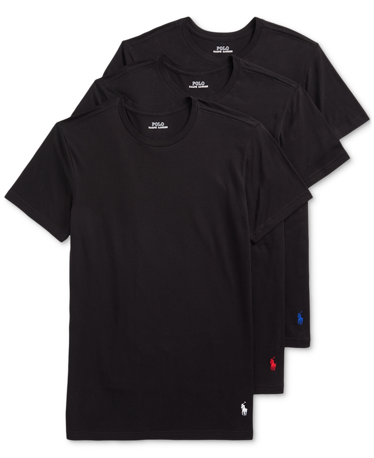Click here for Polo Ralph Lauren Mens 3-Pk. Cotton Slim-Fit Crewn... prices