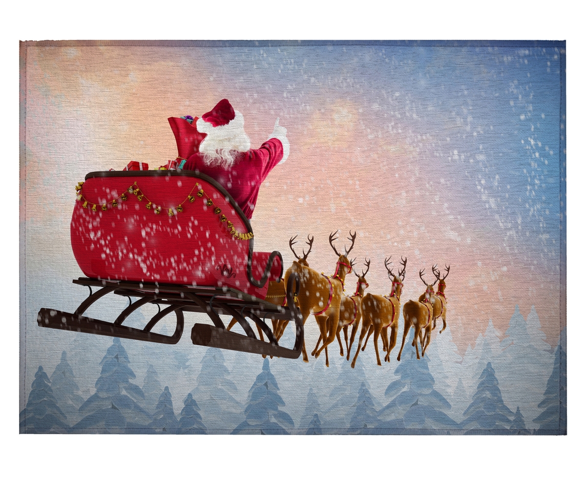 Click here for Dalyn Wonderland WN1 18x26 Area Rug - Blue Red prices