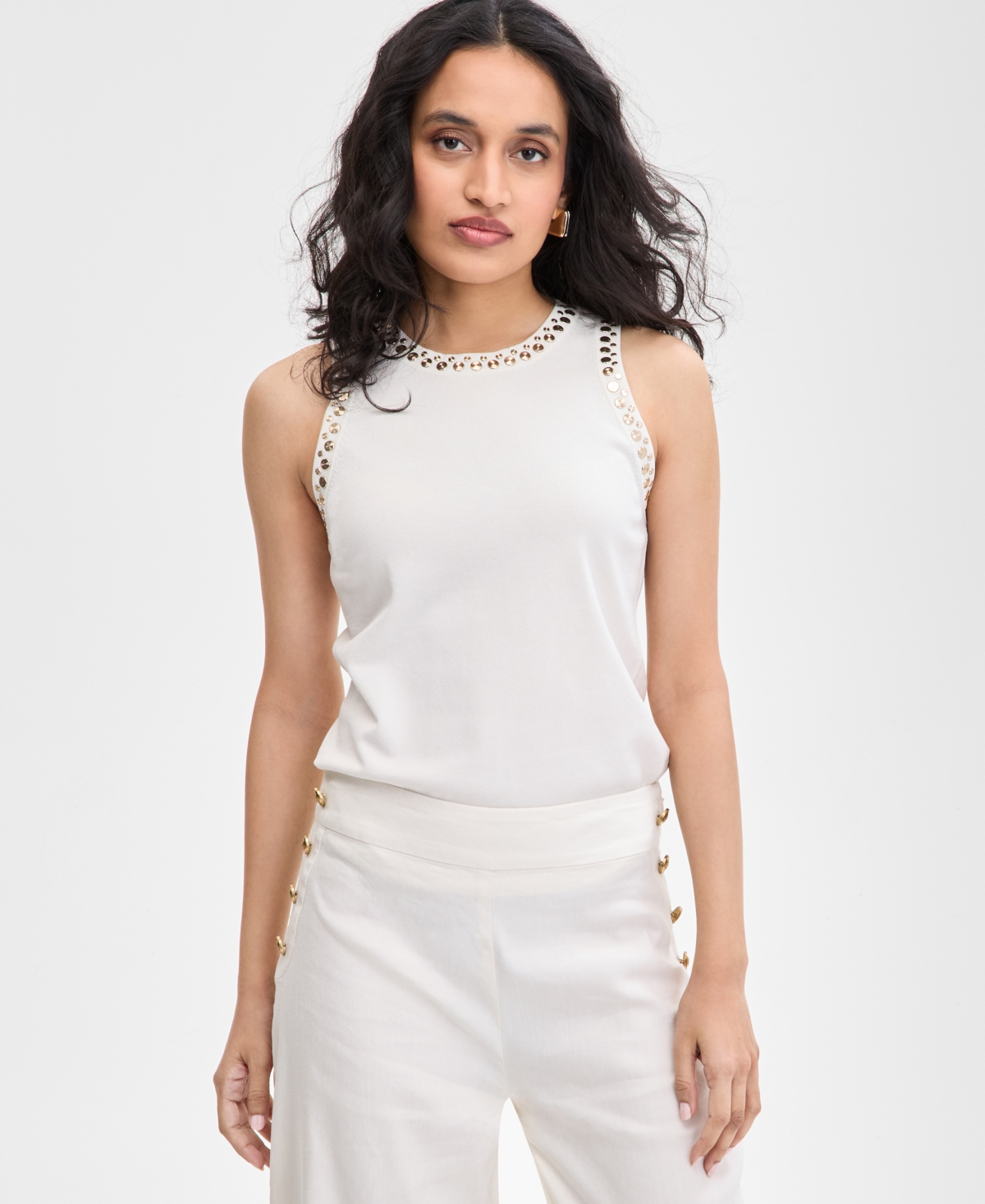 Click here for I.n.c. International Concepts Womens Studded Tank... prices