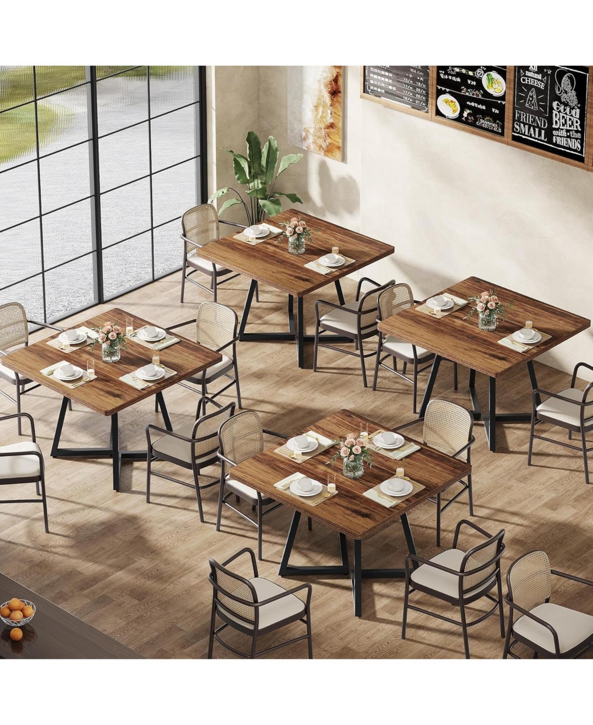 Click here for Tribesigns Square Dining Table Set of 4  31.5"... prices