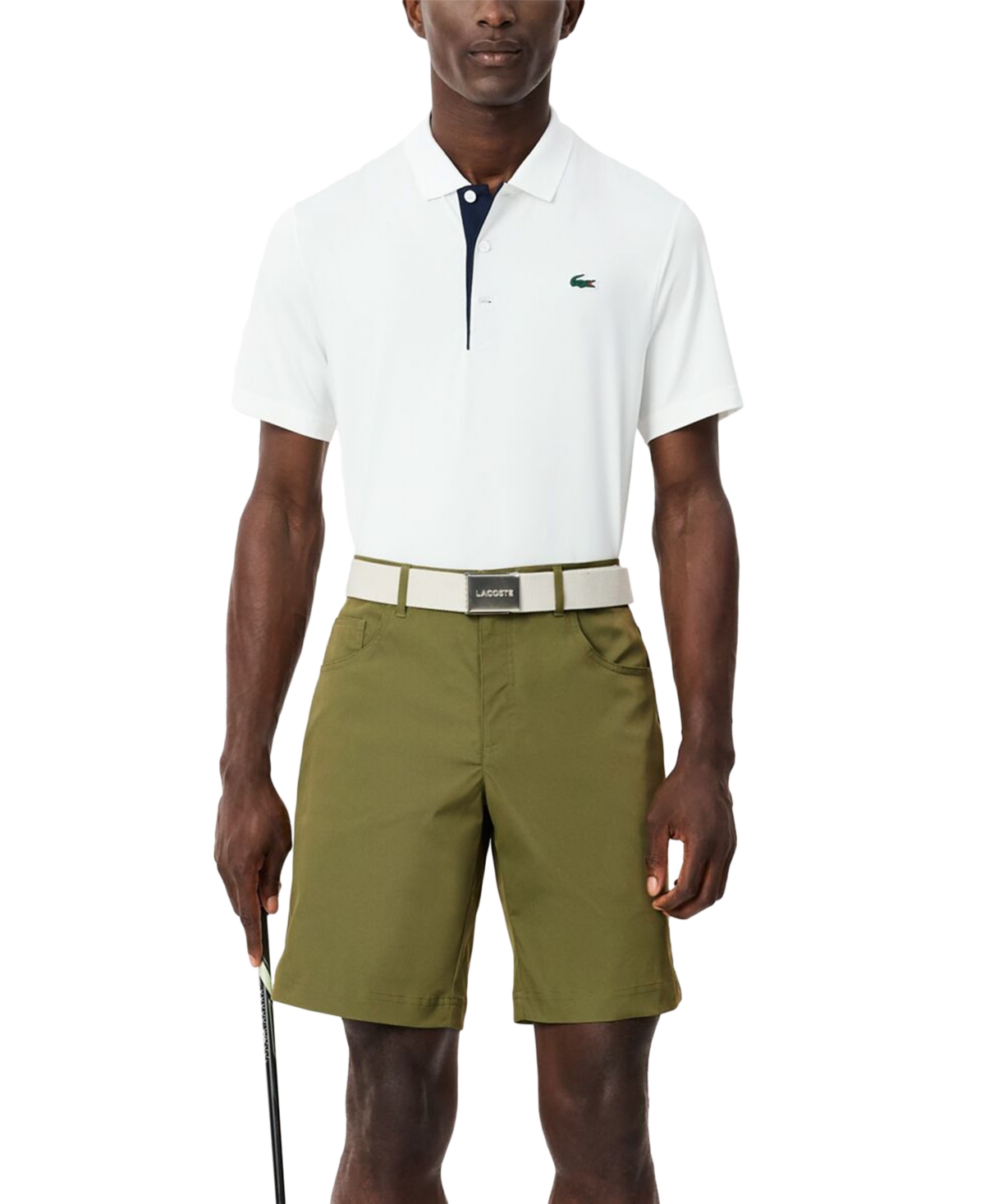 Click here for Lacoste Mens 5-Pocket Bermuda Golf Shorts - BMY -... prices