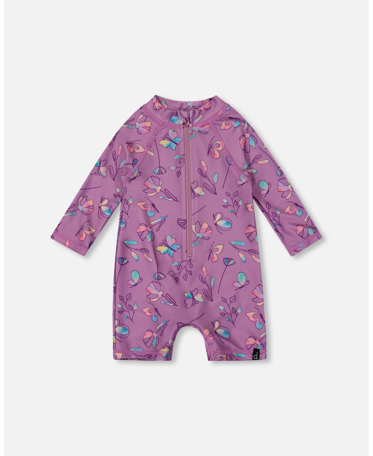 Click here for Deux par Deux Baby Girls Printed Long Sleeve One-P... prices