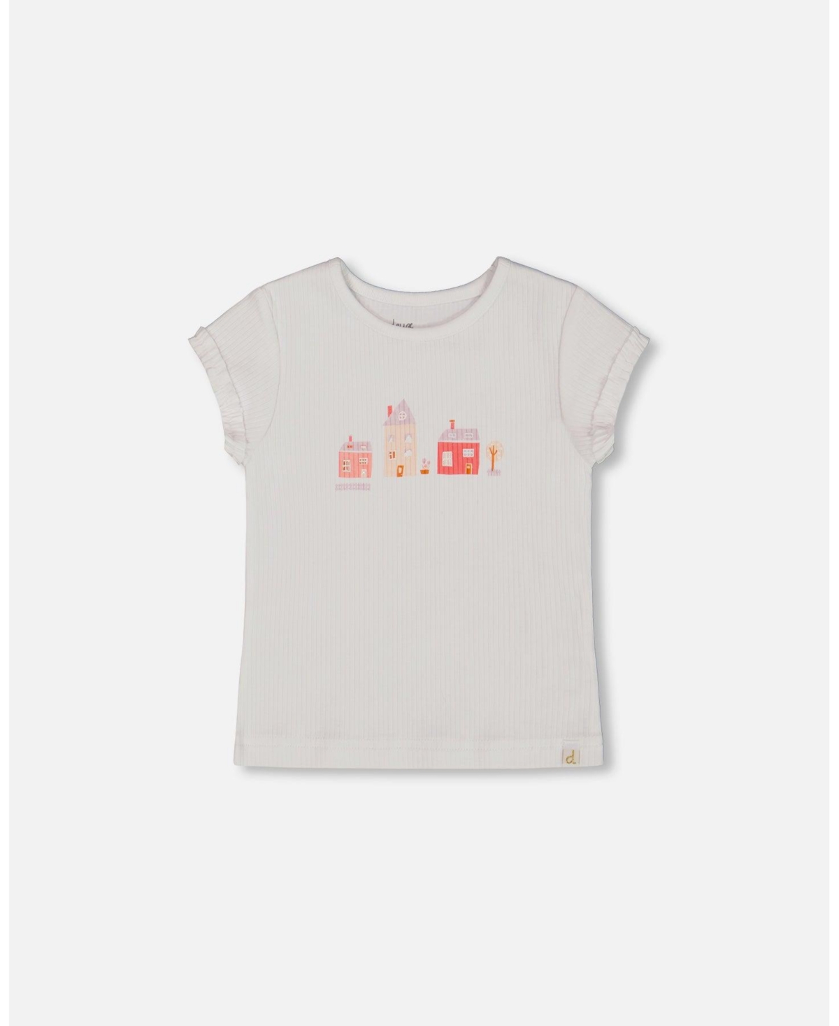 Click here for Deux par Deux Baby Girls Flat Back Rib Top With Pr... prices