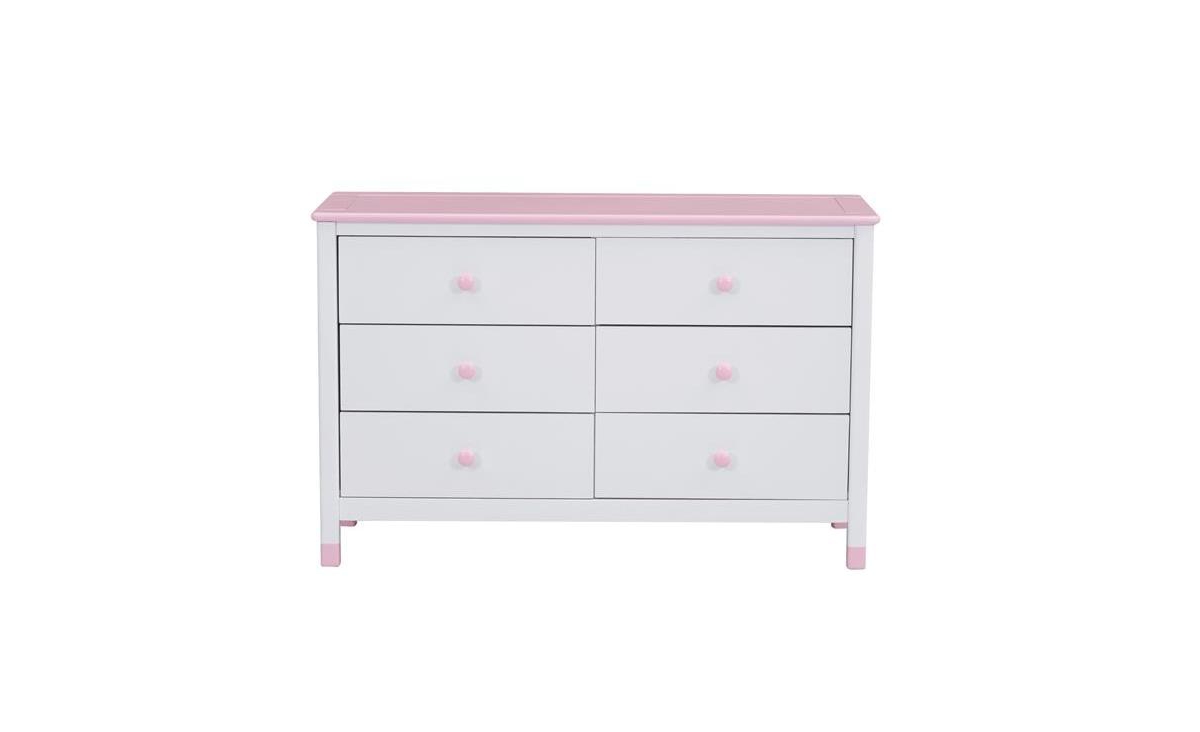 Click here for Multi-Functional Wooden Dresser with 6 Drawers for... prices