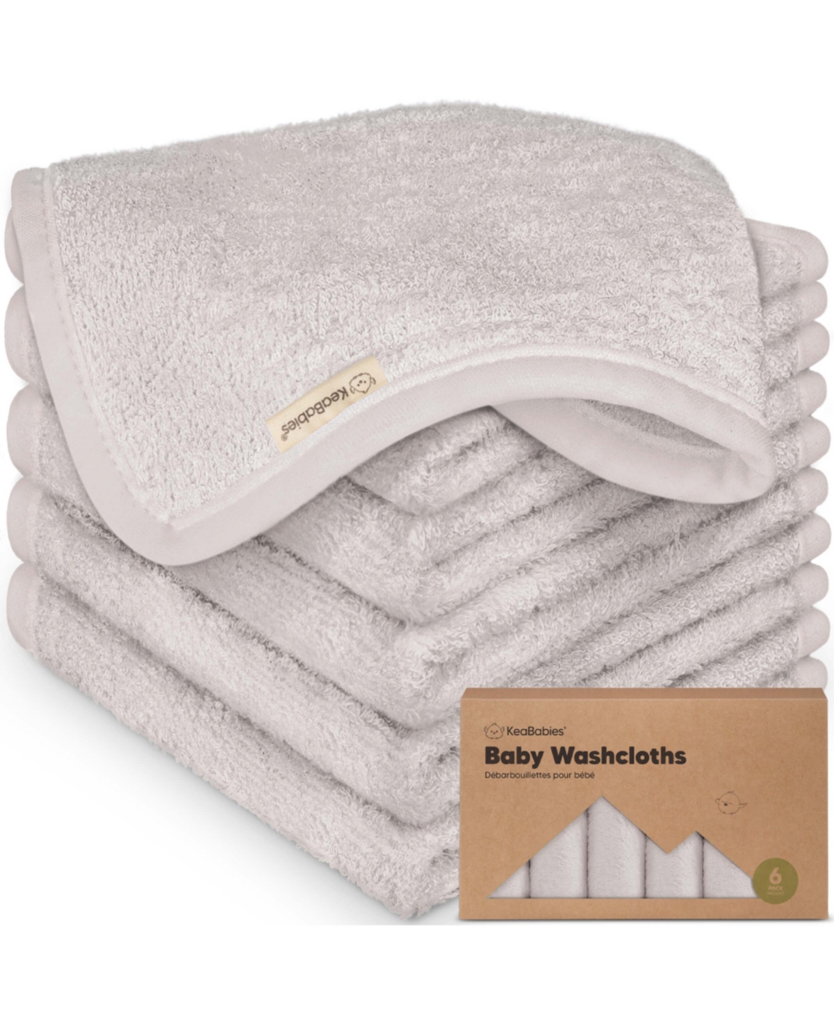 Click here for KeaBabies 6pk Deluxe Baby Washcloths  Organic and... prices