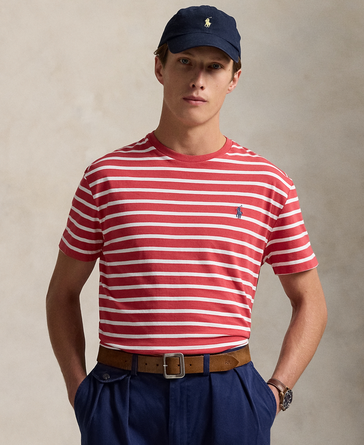 Click here for Polo Ralph Lauren Mens Classic-Fit Striped Cotton... prices