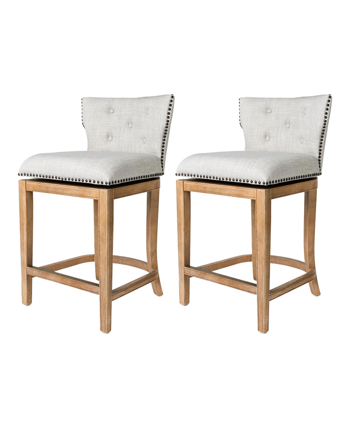 Click here for Maven Lane Hugo Counter Stool  Weathered Oak w/ Sa... prices