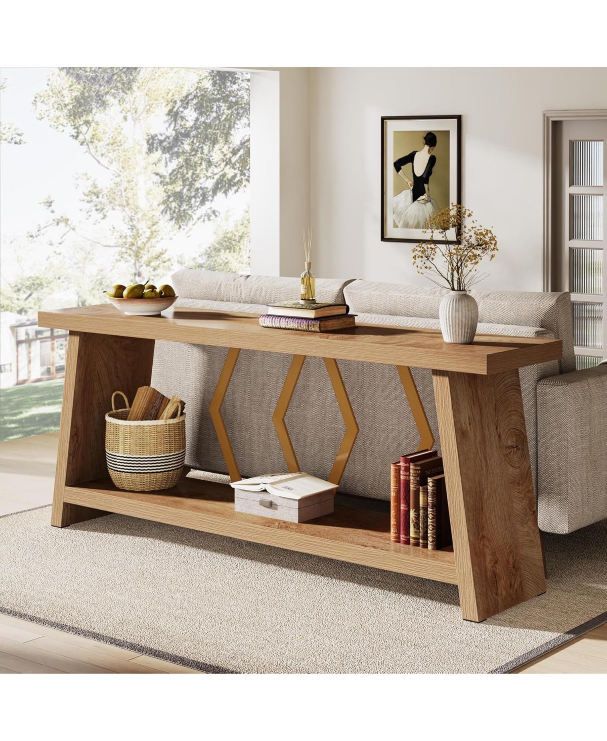 Click here for Tribesigns 70.86-Inch Long Sofa Table for Living R... prices