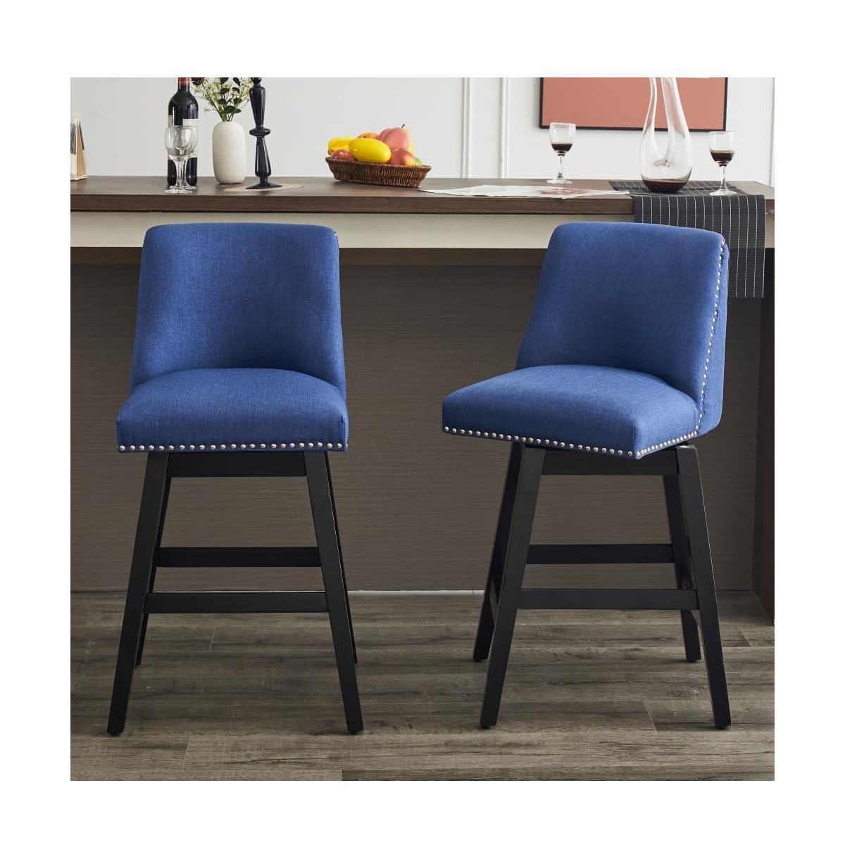Click here for 26" Upholstered Swivel Bar Stools Set of 2  M... prices