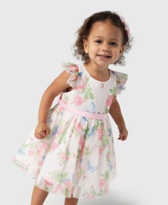 Baby Girl Pink Dresses - Macy's