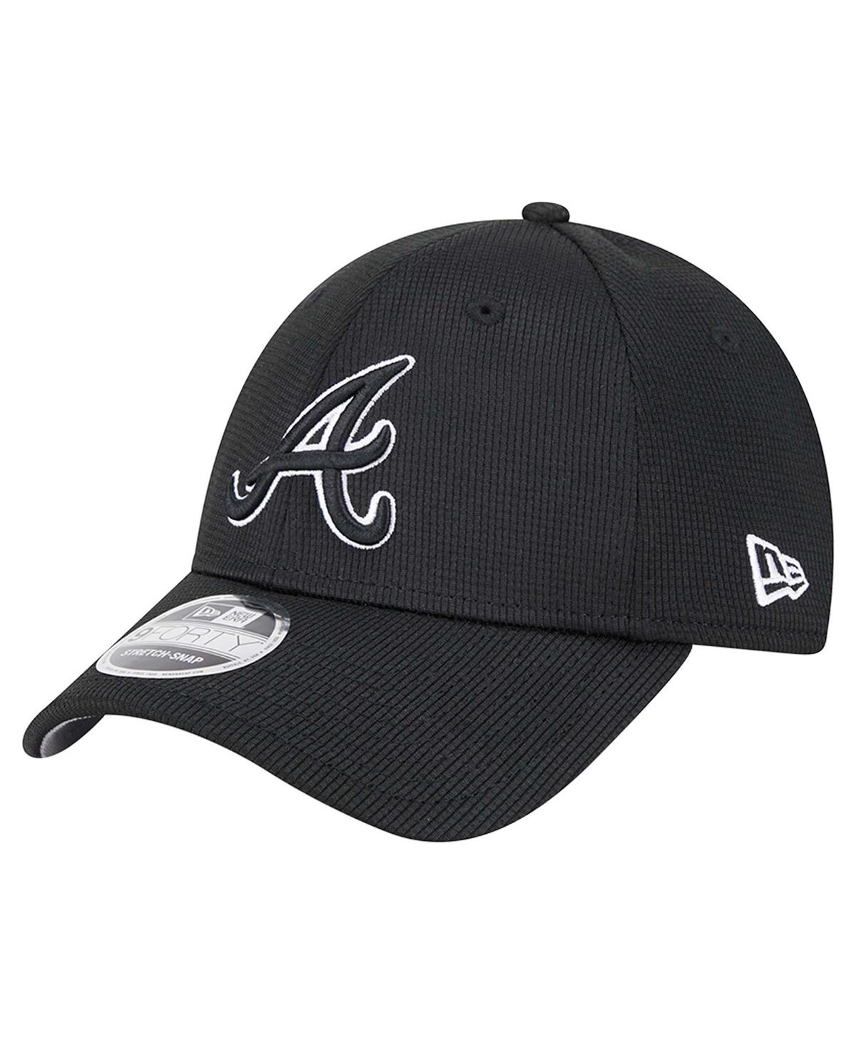 Click here for New Era Mens Black Atlanta Braves Pivot 9FORTY Adj... prices