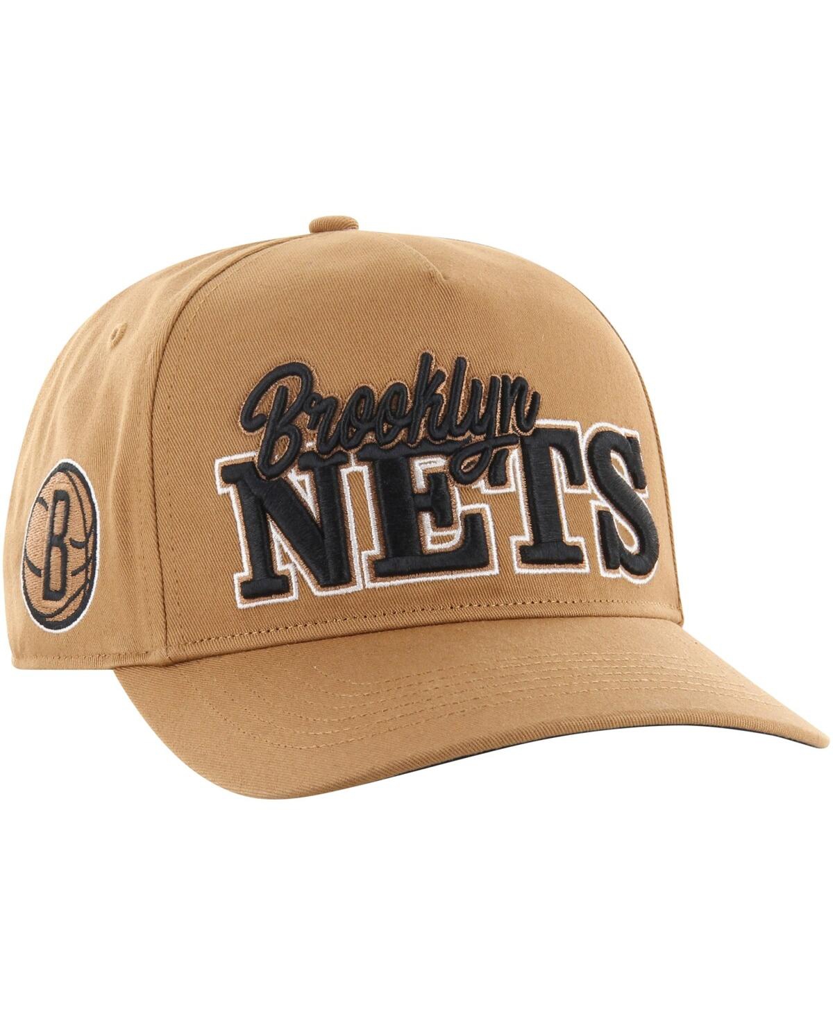 Click here for 47 Brand Mens Tan Brooklyn Nets Barnes Hitch Adjus... prices